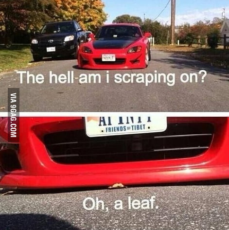 Lowered car problems. - 9GAG