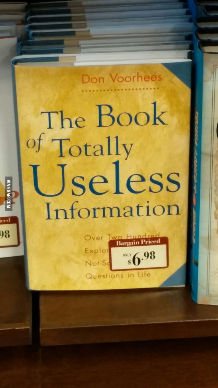 And it's a useless 7 $ - 9GAG