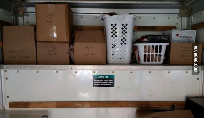 Never let your friends label your moving boxes. - 9GAG