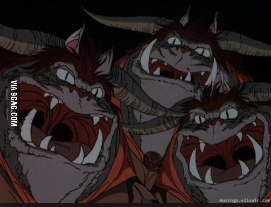 The orcs from the 1977 Hobbit animated film - 9GAG