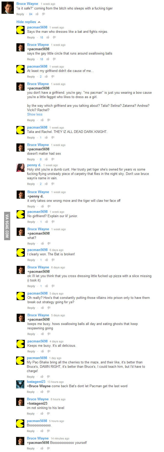 Batman vs Pacman - Aladdin - 9GAG