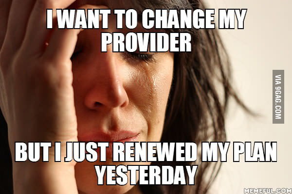 Problems with provider... - 9GAG