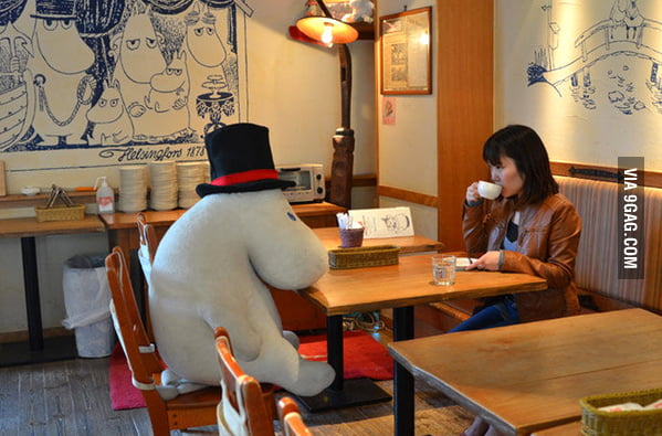 Restaurant In Japan Tries to Make Dining Alone Less Awkward by Seating ...