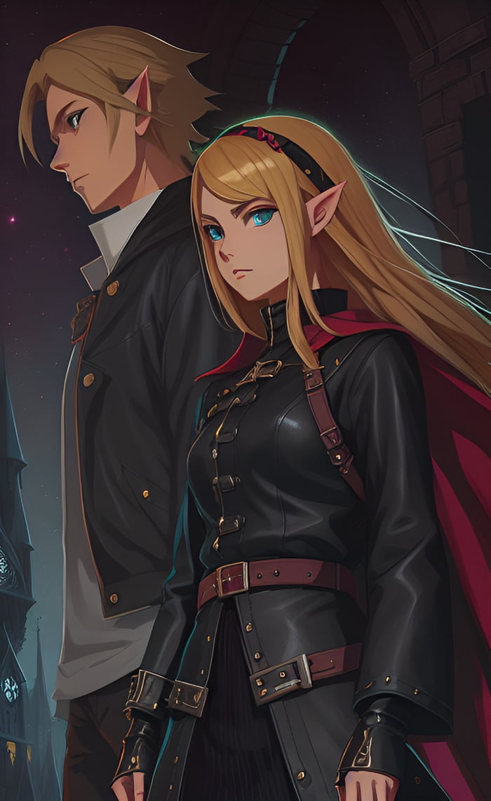 Vamp Hunter Link & Zelda - 9GAG