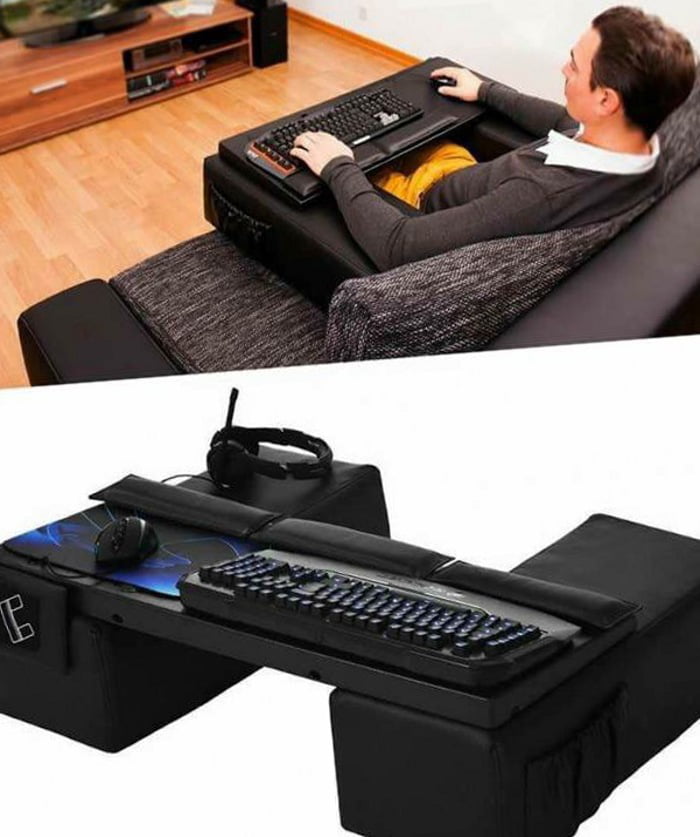 No desk? No problem. - 9GAG