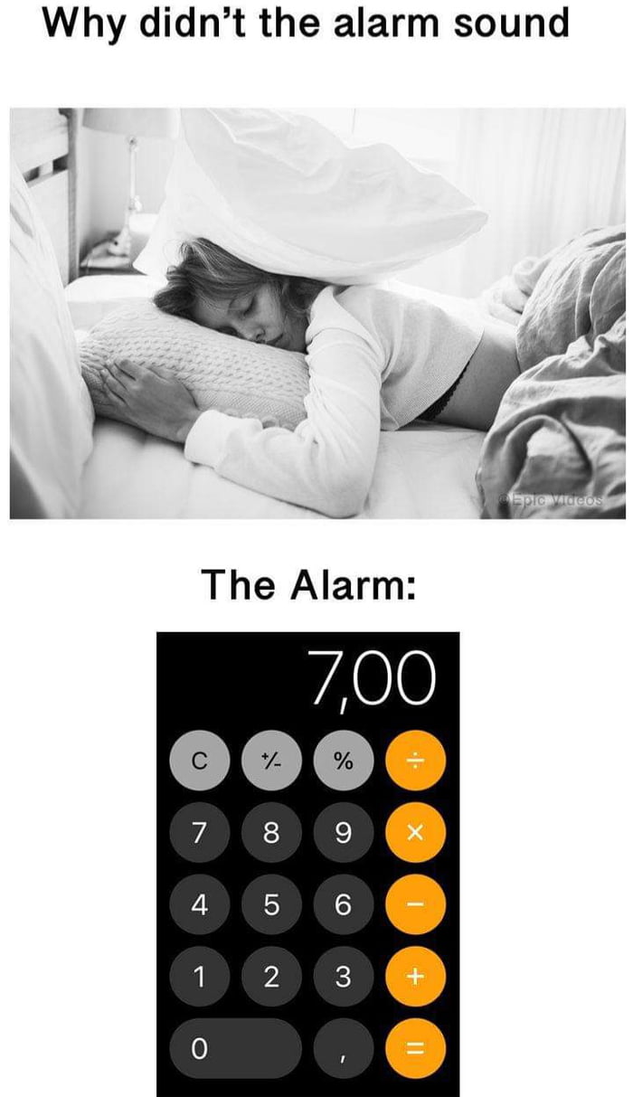 Swear, I set the alarm! - 9GAG