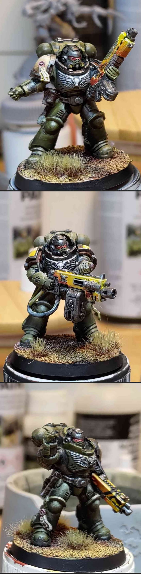 My last 3 acryl-only miniatures. Feedback is, as always, more than ...