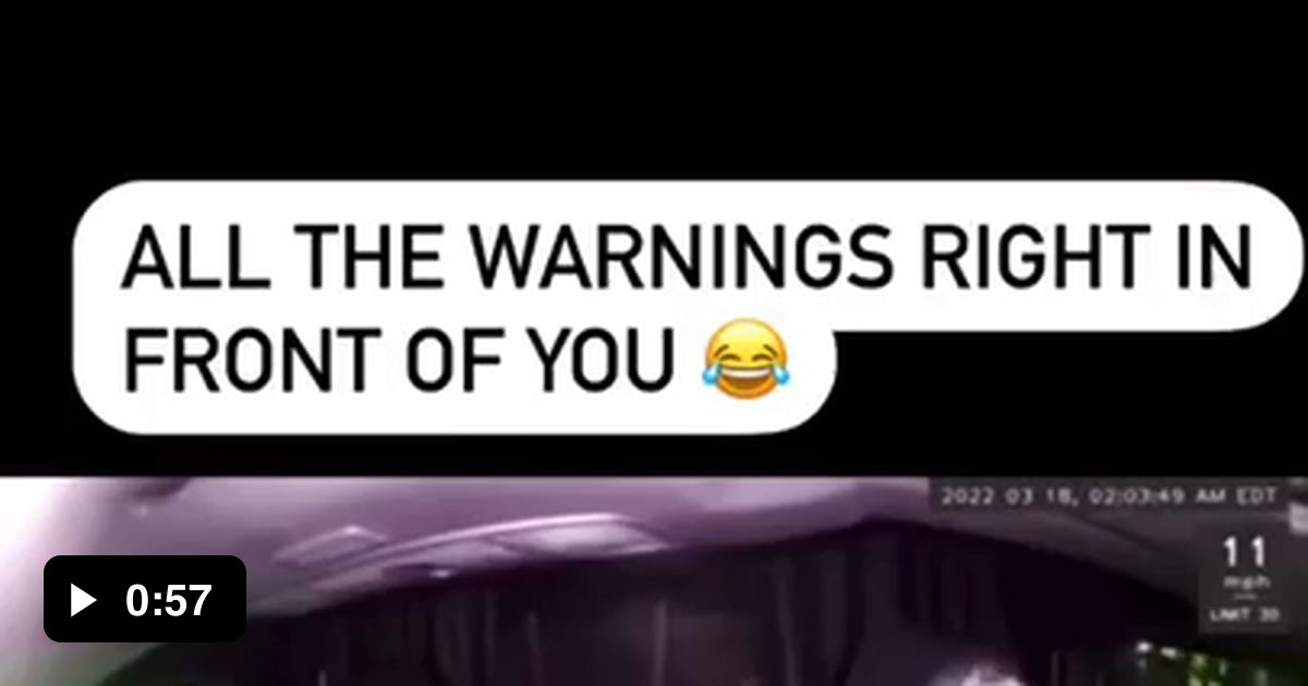 Truck driver ignores all the signs & warnings about the bridge - 9GAG