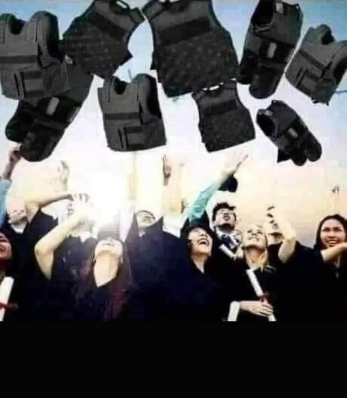 When you finally graduate from high school in the USA - 9GAG