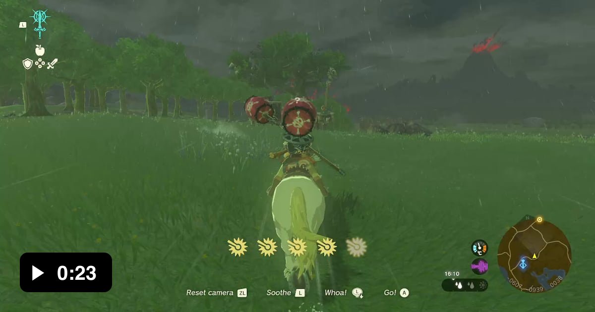 The freedom of possibilities are limited to your imagination. BotW was crazy good, but TotK is ...