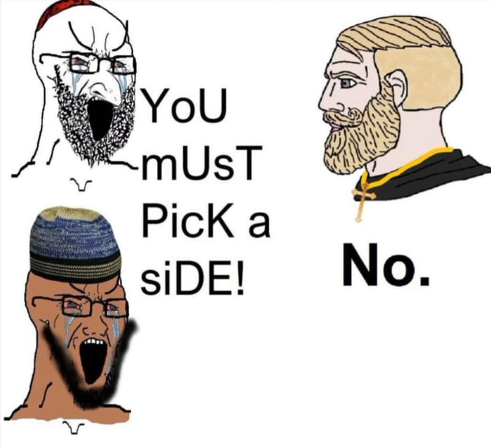 Between two evils lies balance - 9GAG