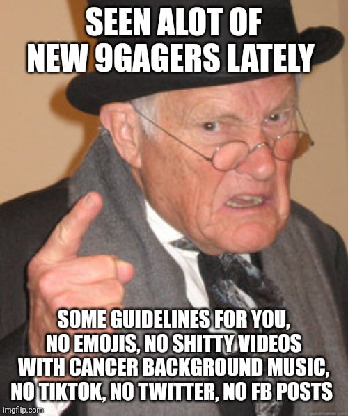 These are the unwritten rules of 9gag. - 9GAG