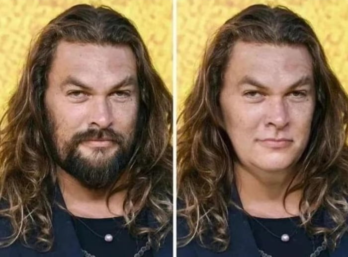 When you shave your beard... - 9GAG