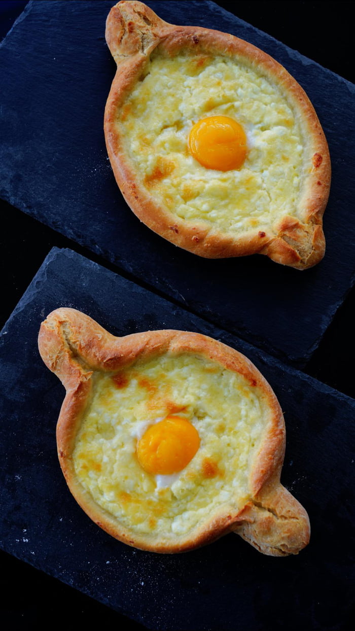 Freshly Baked Adjaruli Hachapuri (Georgian Cheese Boat) - 9GAG