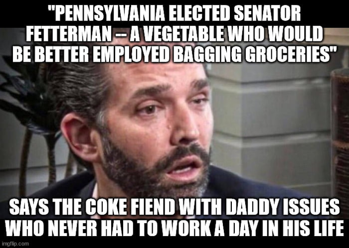 Don Jr shares his policy position on employing Americans with disabilities - 9GAG