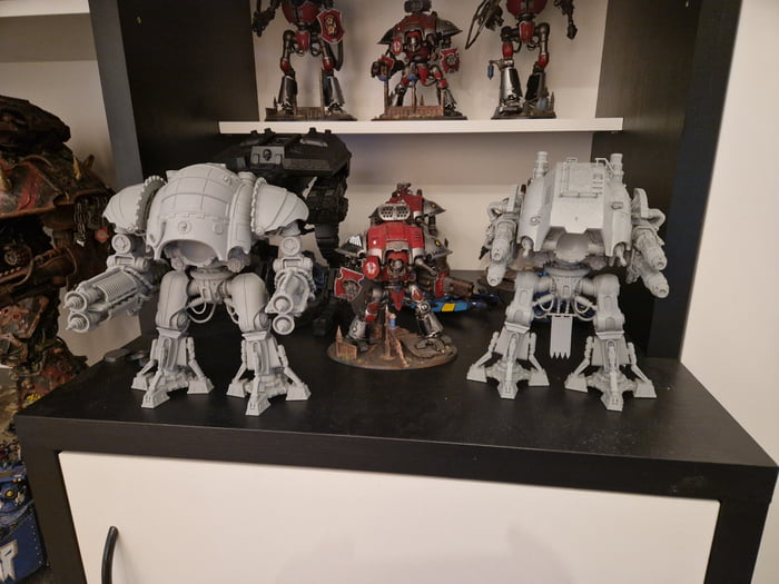 Finished building my Acastus Knight Porphyrion and Asterius - 9GAG