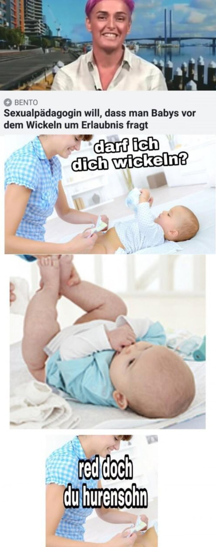 Vorallem sprich Deutsch du Sohn einer Dirne! - 9GAG