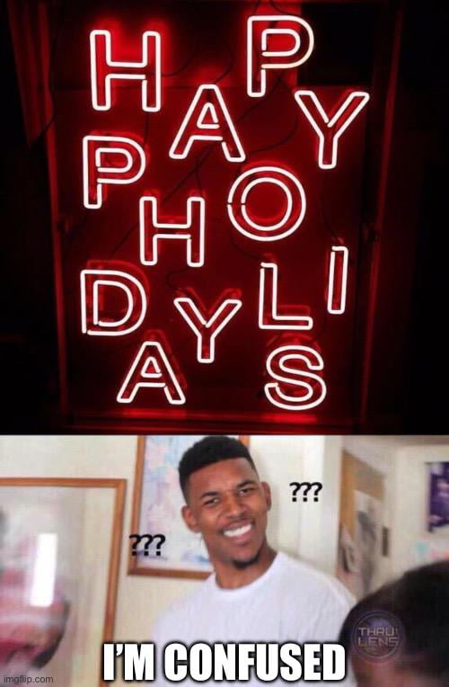This Christmas Sign Is Very Confusing - 9GAG