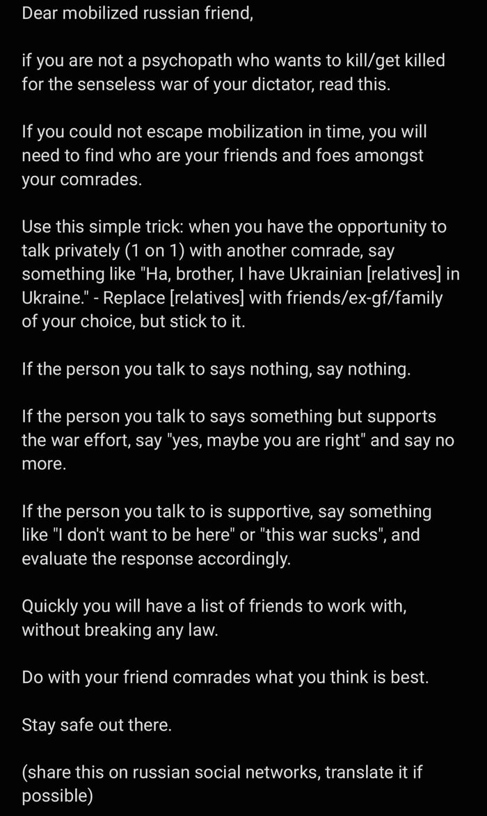 Survival strategy in hostile military environment. - 9GAG