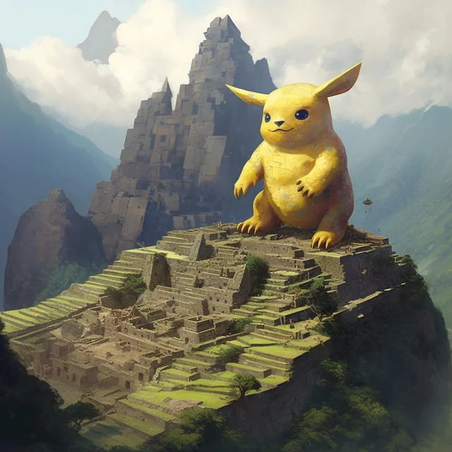 Machu Pikachu - 9GAG