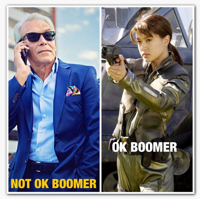 If you're offended by someone saying OK Boomer, you may be entitled to cry - 9GAG