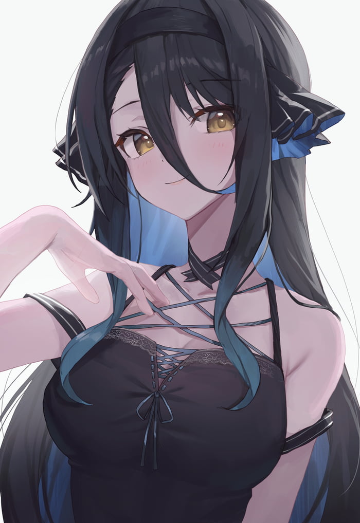 Black and blue hair - 9GAG