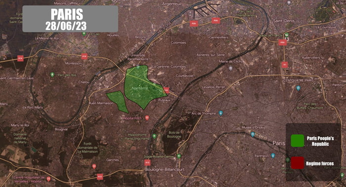 Tactical map of Paris - 9GAG