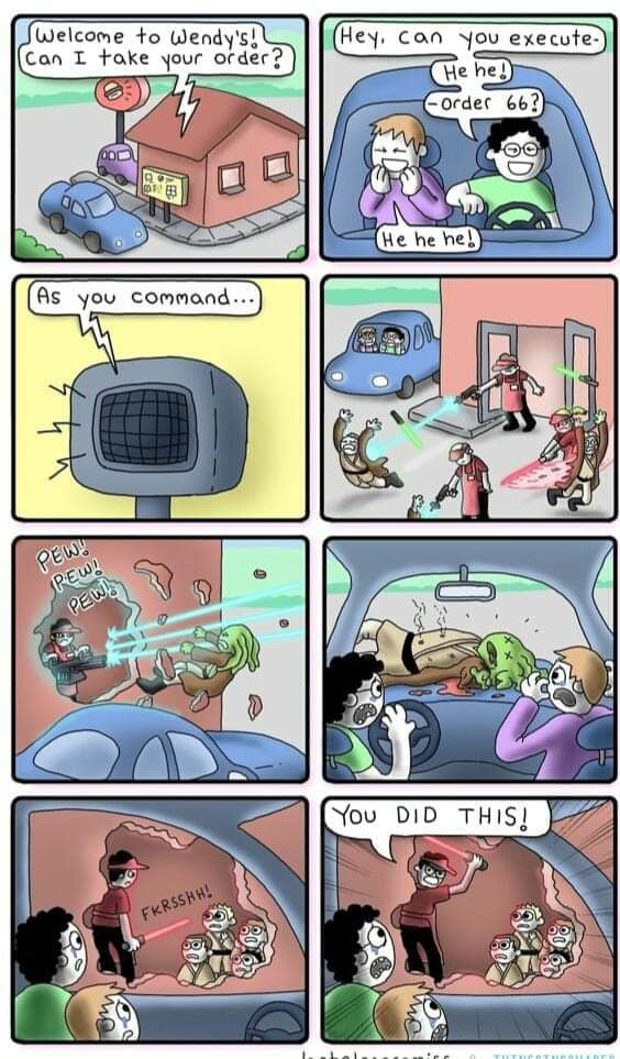 Good soldiers follow orders. | Artist: last_place_comics - 9GAG