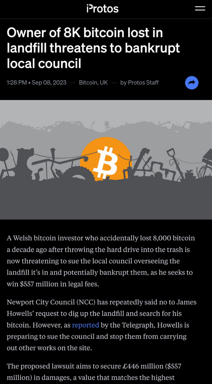 Does the value of a lost Bitcoin change the value of the other Bitcoins? - 9GAG