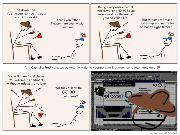 Let Microsoft Excel 95 consume you - 9GAG