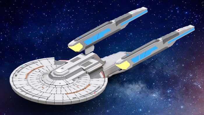 UCS Scale Constitution III, 11990 Bricks more in Comments - 9GAG
