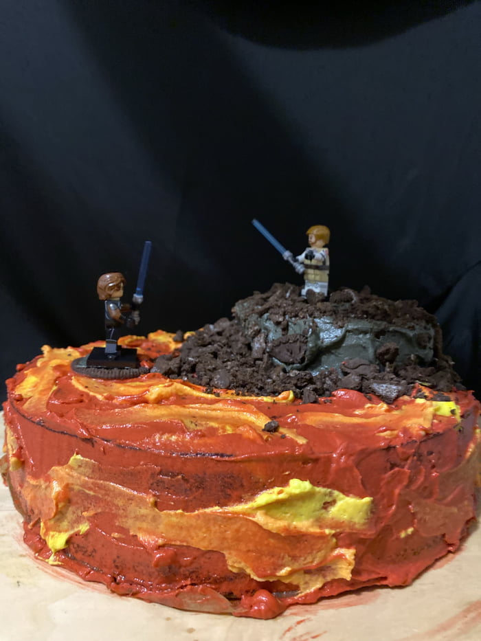 Its over Anakin! I have the higher Cake! My wife baked this for my ...