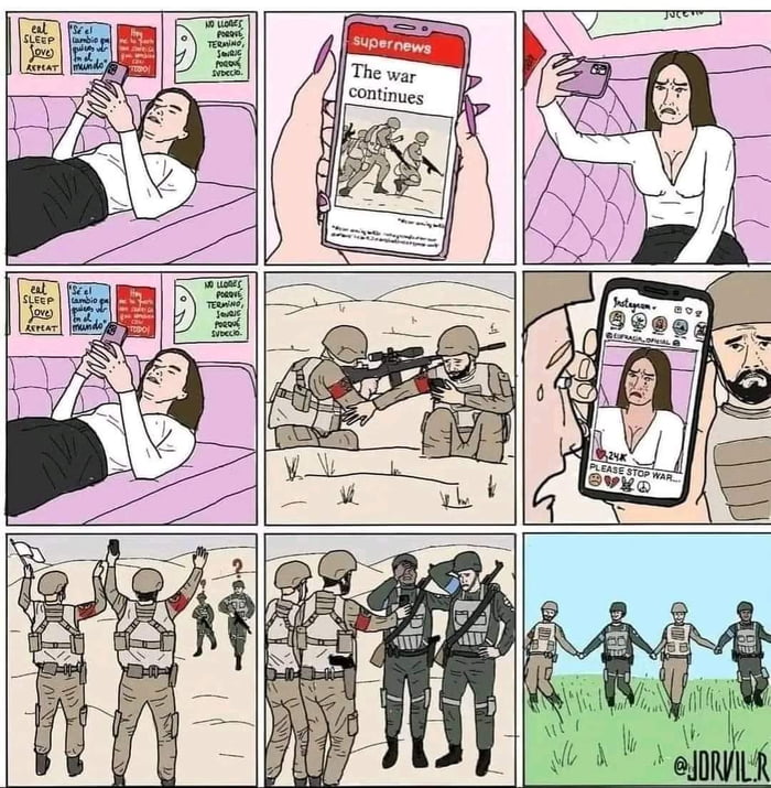 How wars stop. - 9GAG