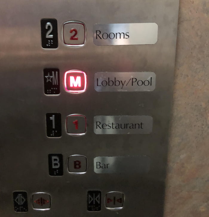 These confusing elevator buttons - 9GAG
