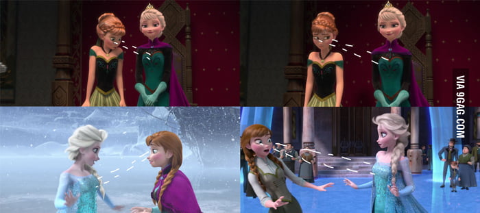 Anna isn't very subtle - 9GAG