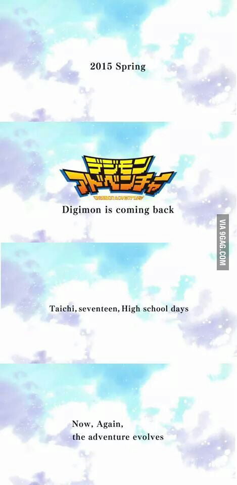 Digimon is coming back !! - 9GAG