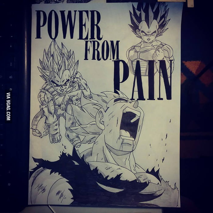 My Vegeta draw. - 9GAG