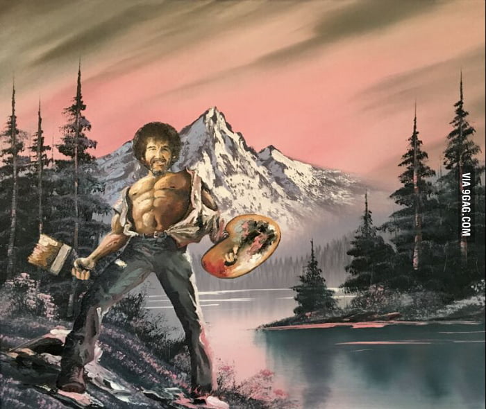 Bob ross died July 4th 1995 it's a day late but R.I.P you magnificent ...
