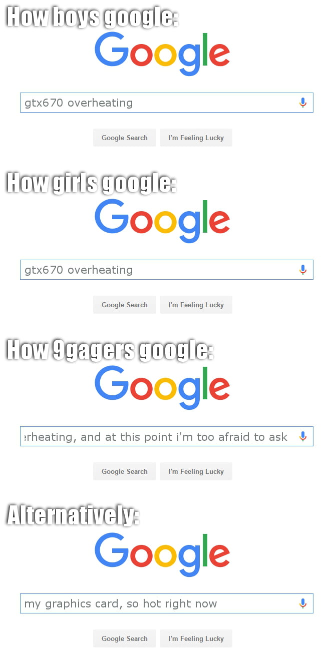 How do you google? - 9GAG