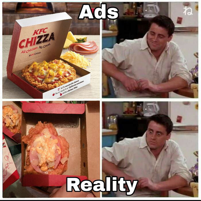 Advertisement Vs Reality - 9GAG