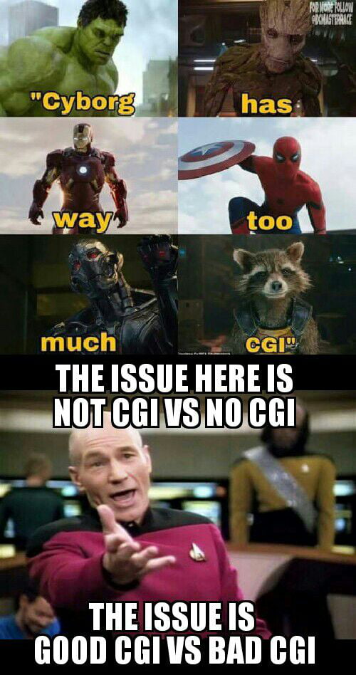 All I heard from people is "cyborg looks terrible" - 9GAG