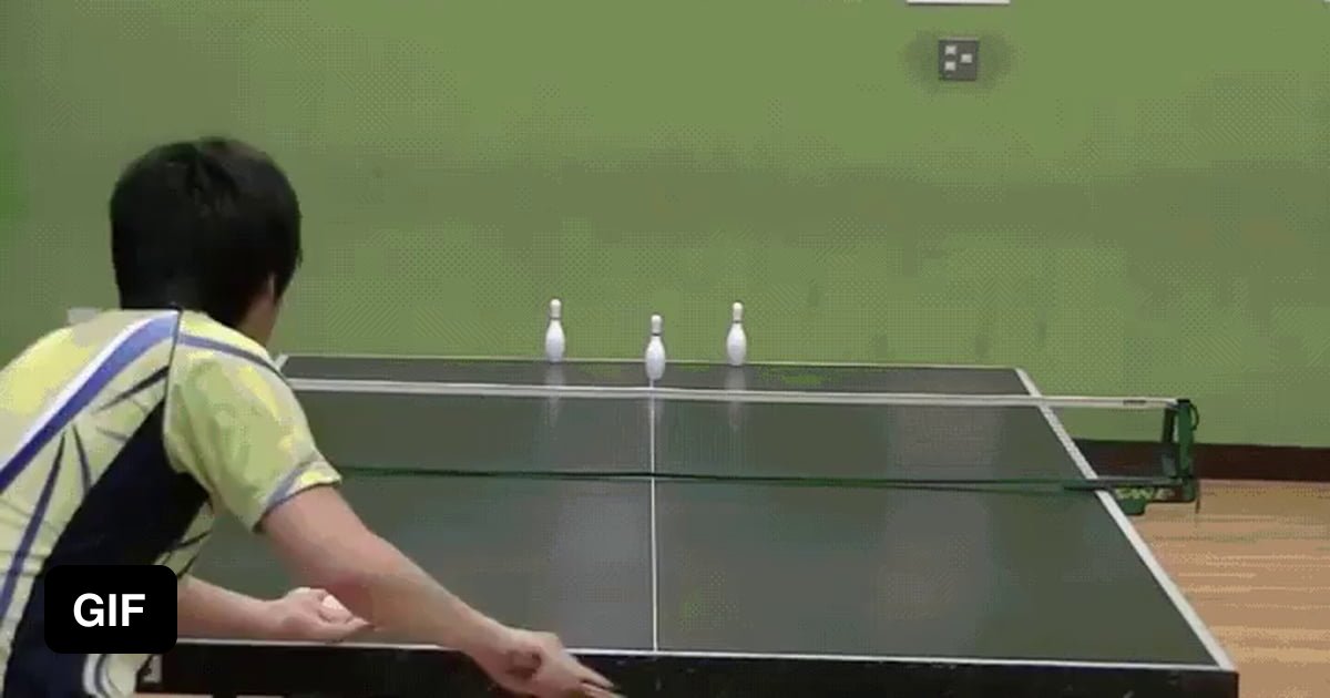 Ping Pong Trick Shots - 9GAG