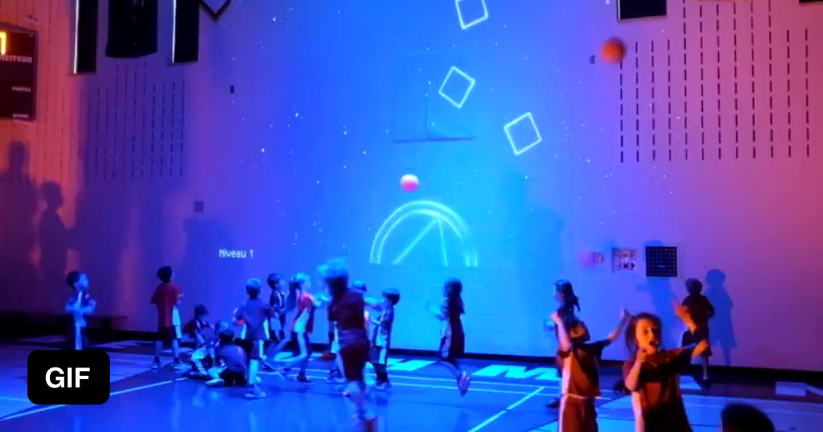 Interactive Gym Wall - 4th grade kids - 9GAG