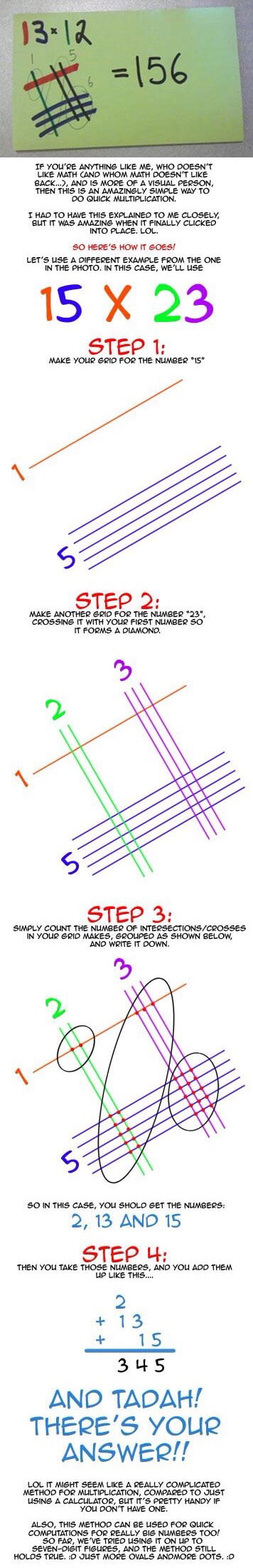 How Japanese kids learn to multiply in primary school - 9GAG