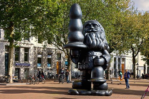 This statue in Rotterdam, the Netherlands. Better known as 'Kabouter ...