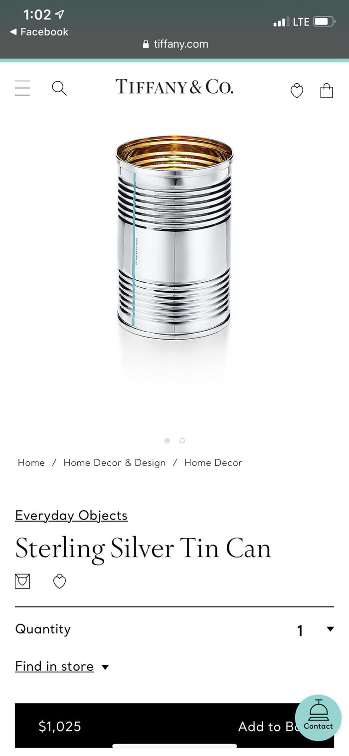 Tiffany & Co Tin Can - 9GAG