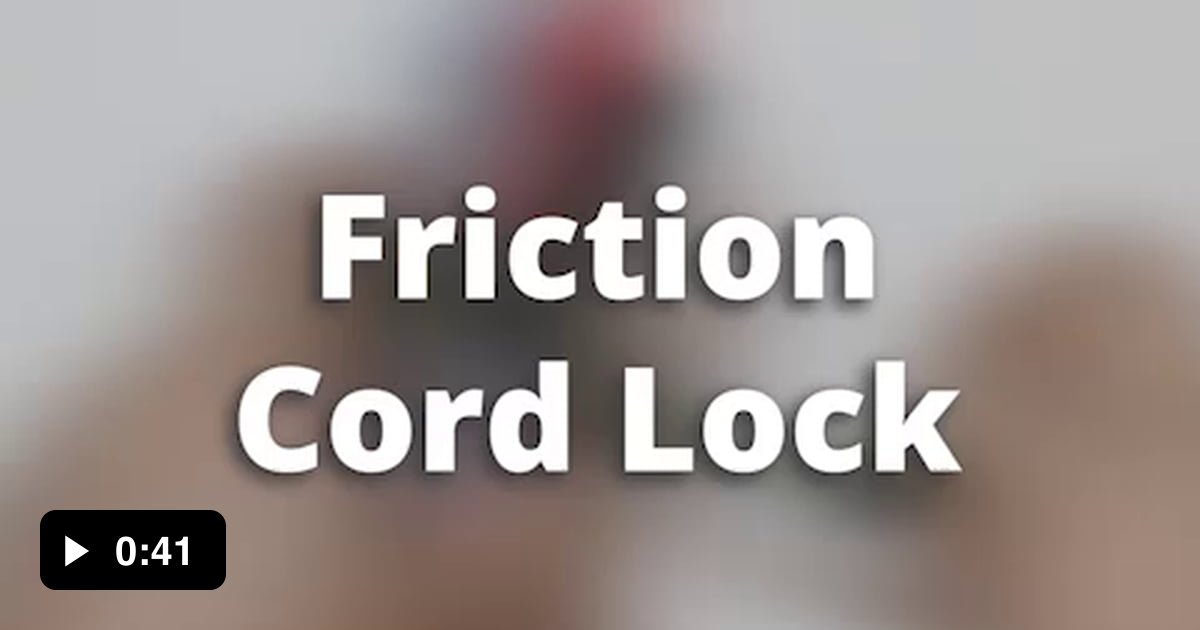 Friction Cord Lock - 9GAG