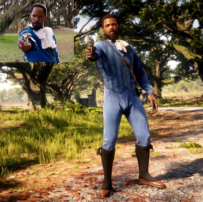 Jamie Foxx (RDR2 style) - 9GAG