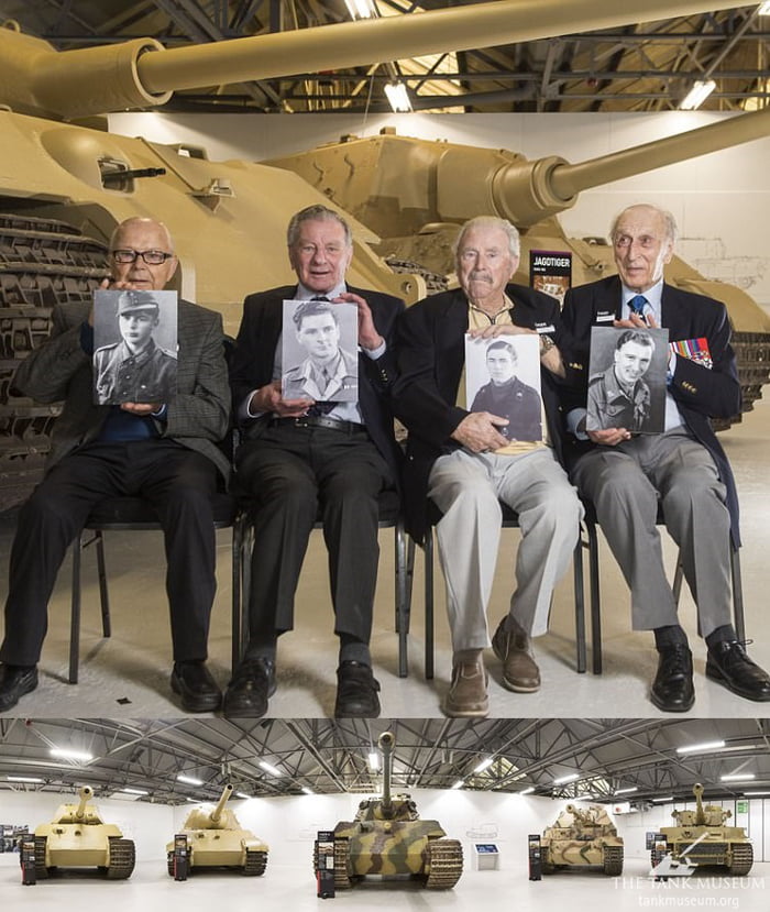 Two surviving German Tiger Tank veterans (Wilhelm Fischer and Waldemar ...