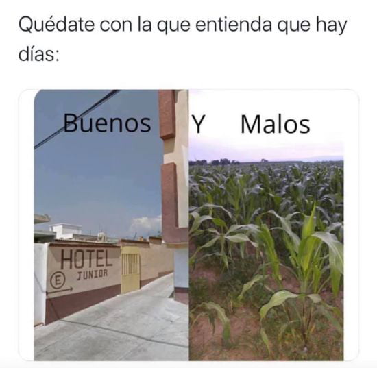 Hay dias buenos y dias malos - 9GAG